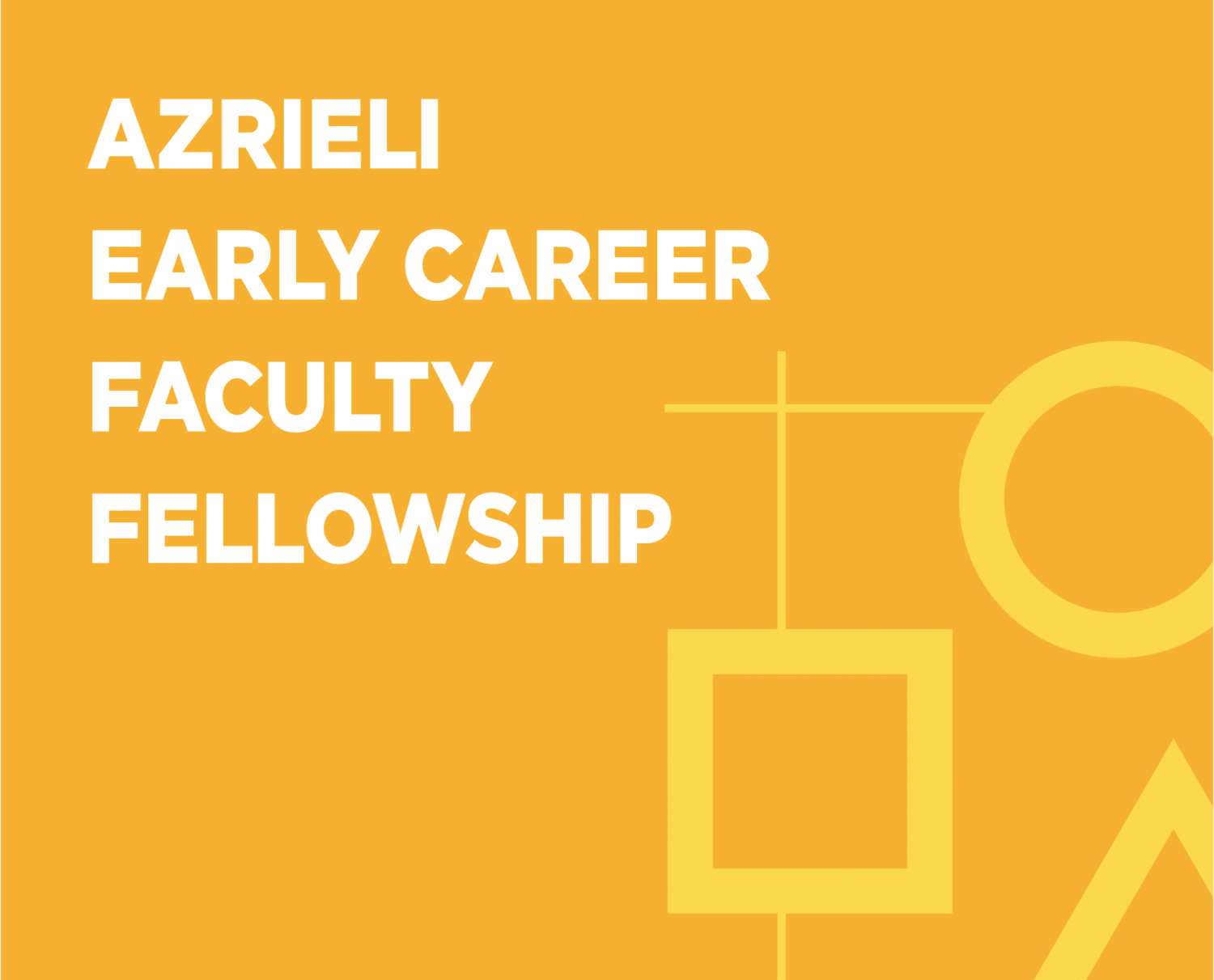 Azrieli Fellows Program - The Azrieli Foundation